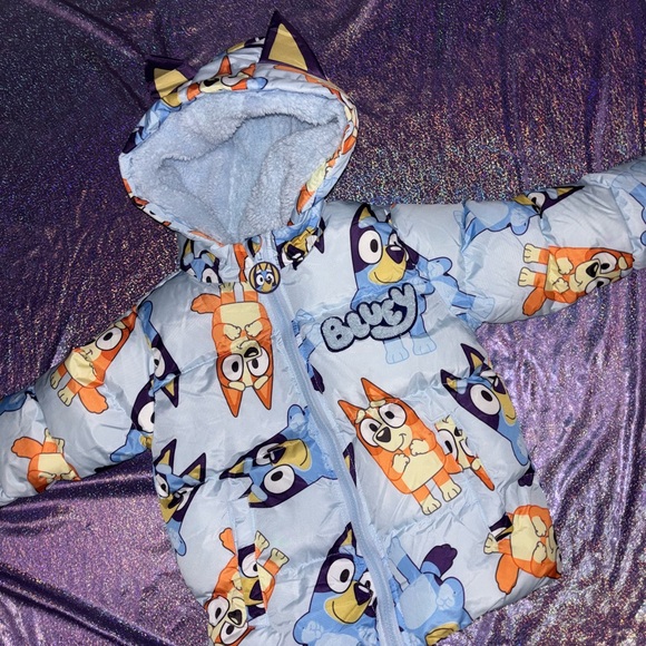 Disney | Jackets & Coats | Kids Bluey Winter Jacket | Poshmark